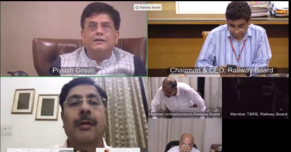 Reviewed progress of Dedicated Freight Corridor (DFC) along with the ...