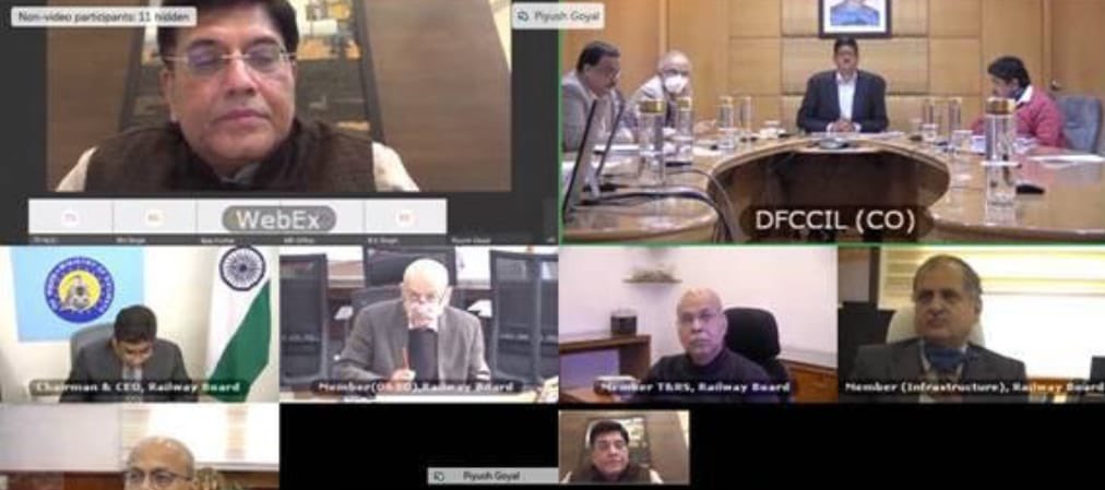 Held a review meeting to discuss ways to complete the Dedicated Freight ...